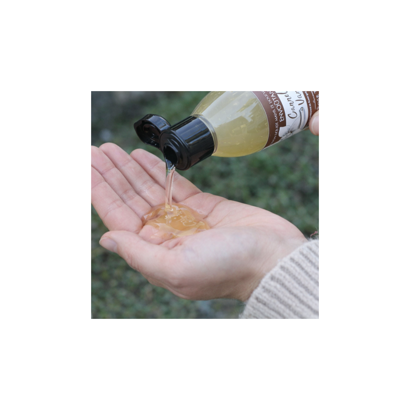 Savon liquide naturel envoûtant - Vanille et cannelle bio
